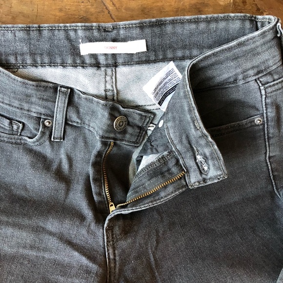 Levi's | Jeans | Levis 71 Skinny Jeans In Soft Black | Poshmark